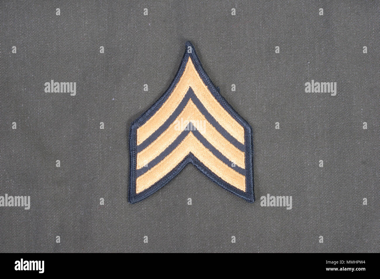us army uniform sergeant rank patch Stock Photo - Alamy