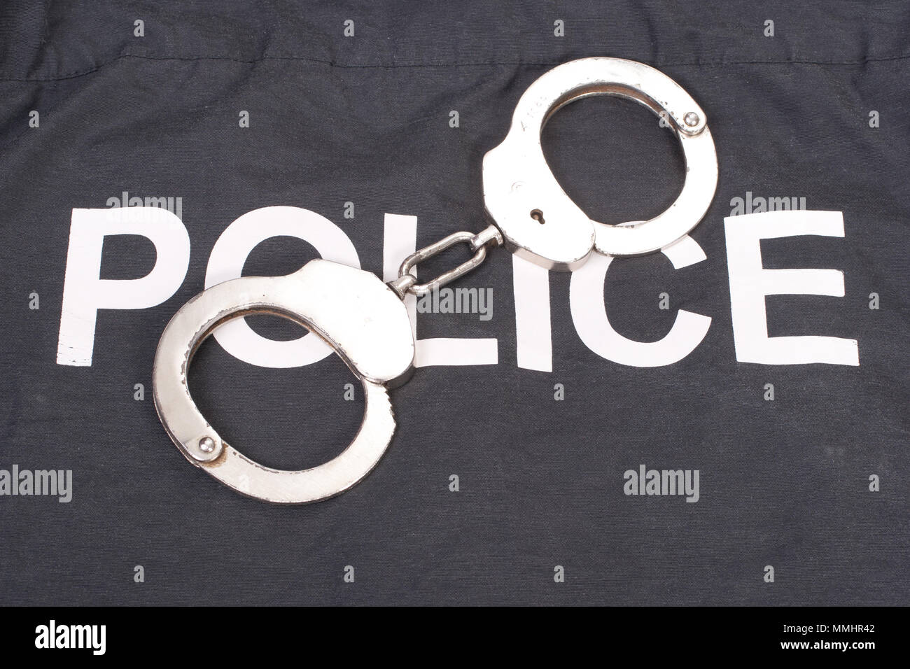 police concept with handcuffs Stock Photo - Alamy