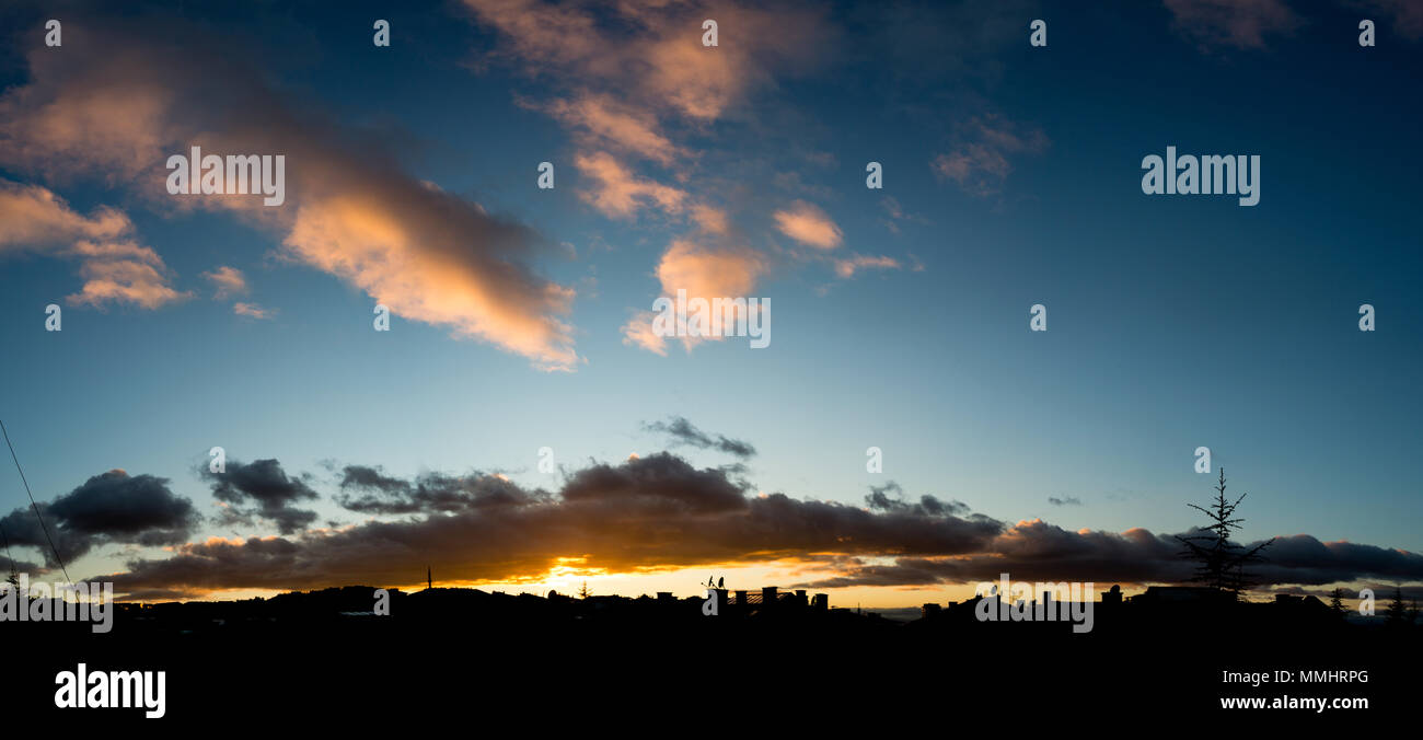 Clear sky sunet hi-res stock photography and images - Alamy