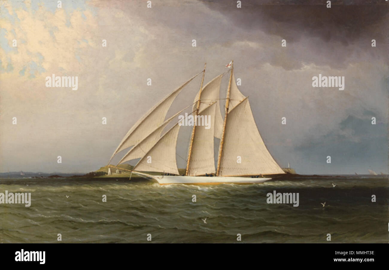 . English: Magic, Schooner, winner of the America's Cup in 1870 English ...