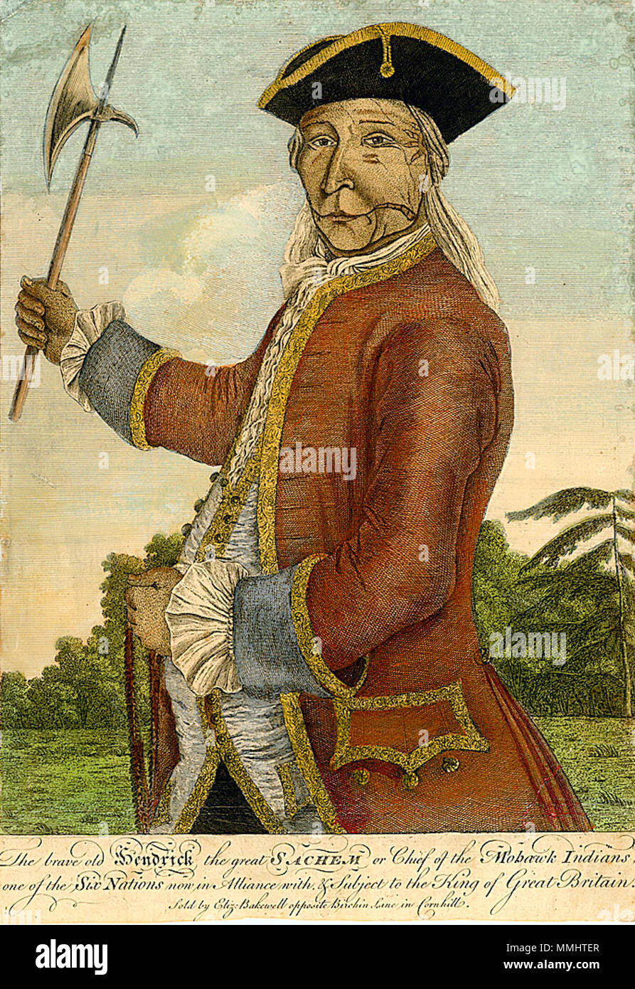 Mohawk chief hendrick hi-res stock photography and images - Alamy