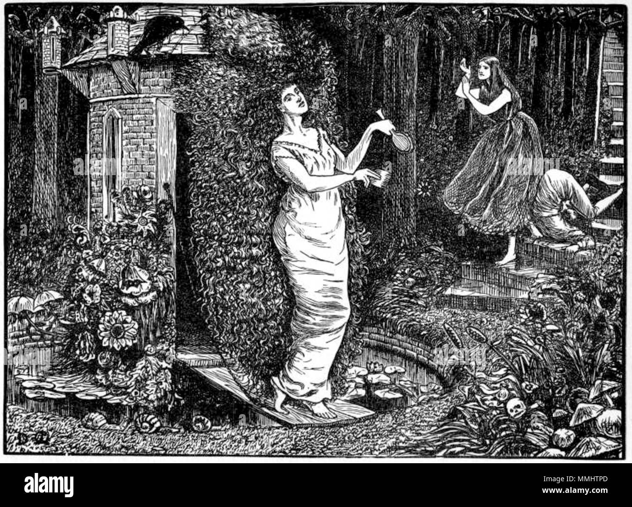 Royal legend depiction Black and White Stock Photos & Images - Alamy