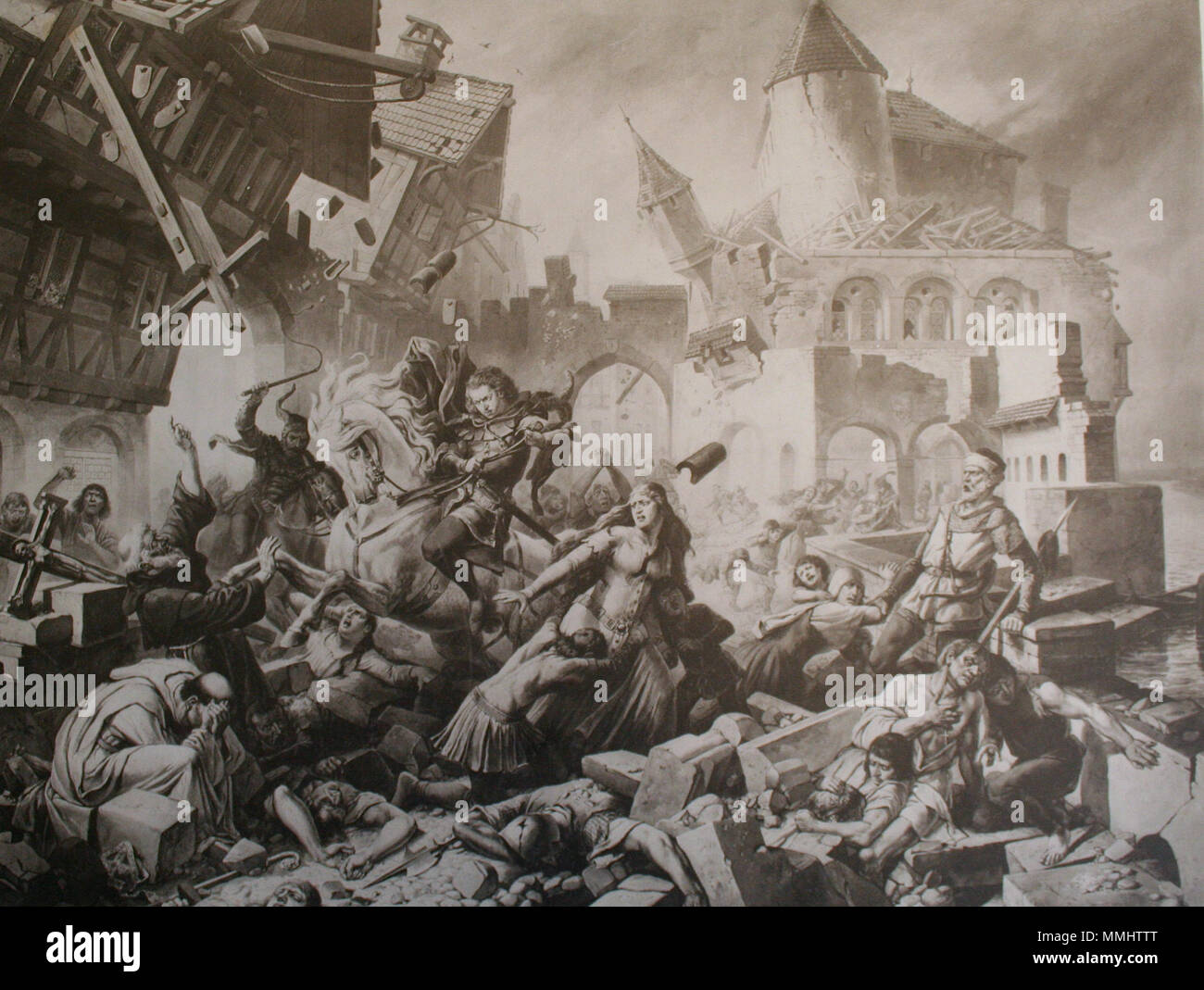 Basel earthquake karl jauslin hi-res stock photography and images - Alamy