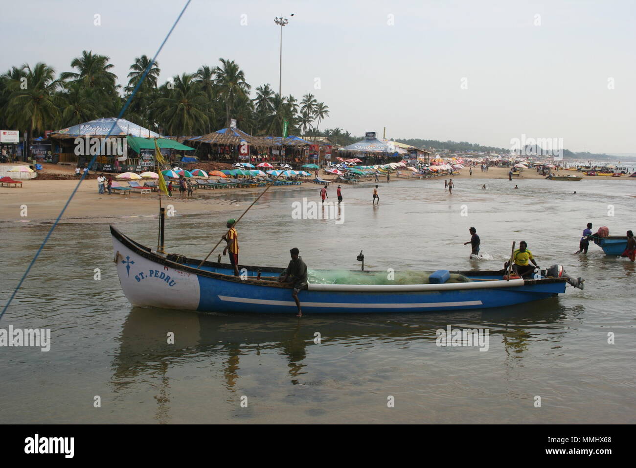 Indian Fishermen, Goa Stock Photo - Alamy