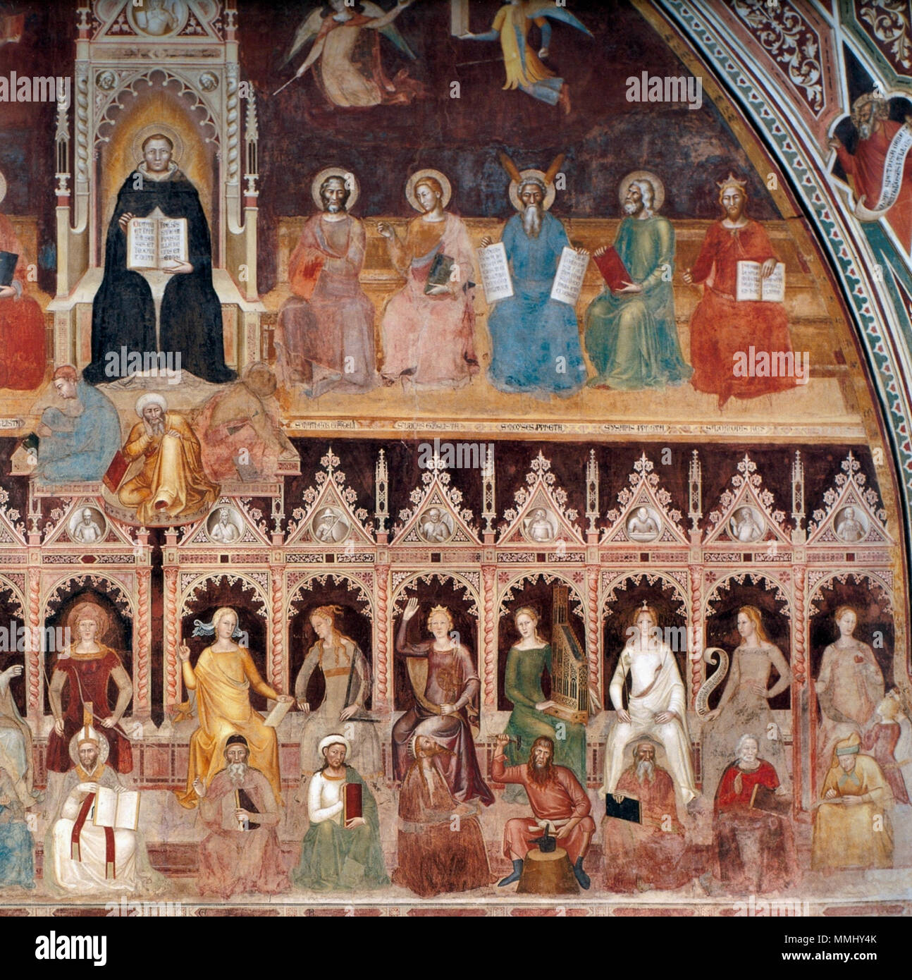 . Andrea di Bonaiuto. Santa Maria Novella 1366-7 fresco 0016 . July ...