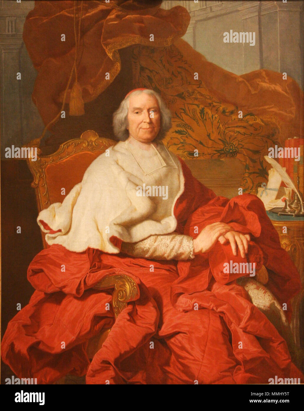 English: 'Cardinal de Fleury' . first half of 18th century. Cardinal de ...