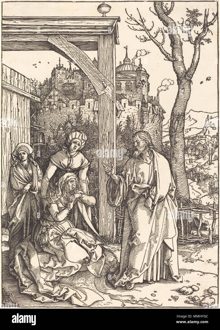 Christ taking leave from his mother hi-res stock photography and images ...
