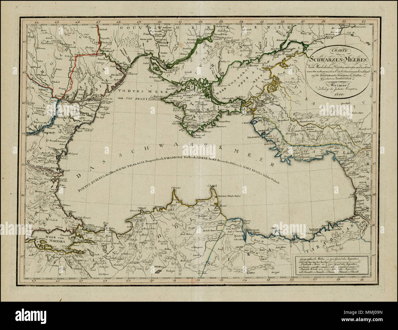 Weimar map hi-res stock photography and images - Alamy