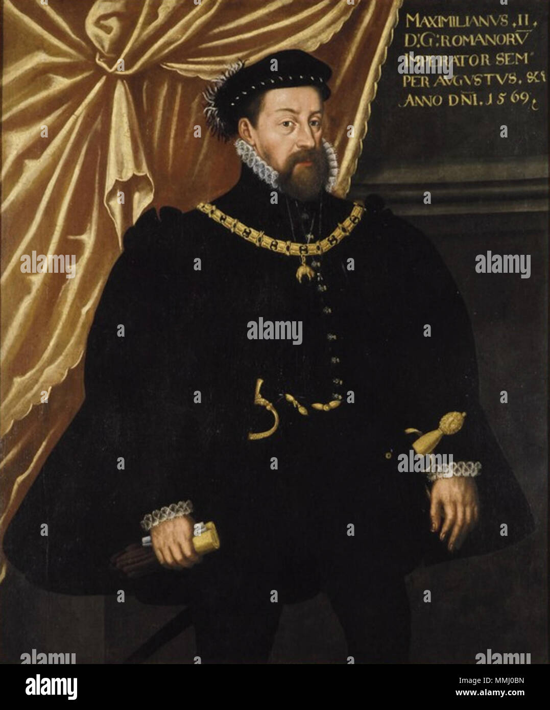 Portrait of Maximilian II, Holy Roman Emperor (1527-1576). 1569 ...