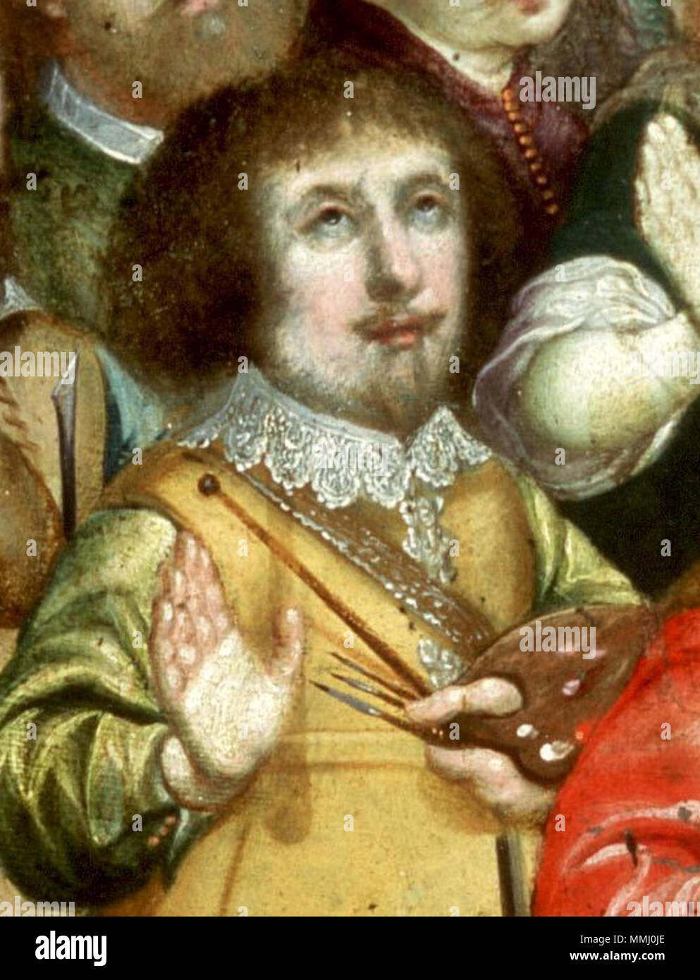 Self-portrait.. 1628. Krzysztof Boguszewski Stock Photo - Alamy