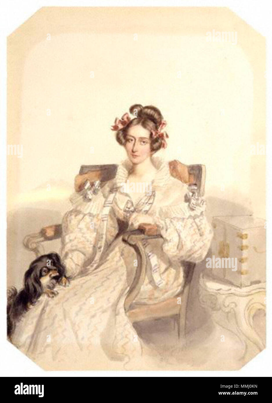 . Emily Eden (1797–1869) by Simon Jacques Rochard,drawing,1835 Emily ...