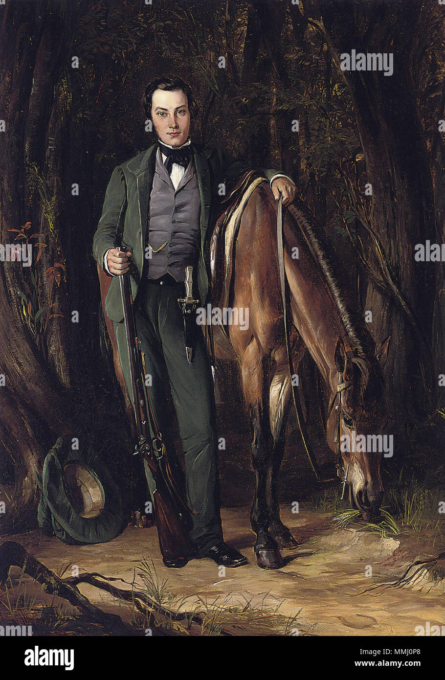 Portrait of George, Earl of Gifford (1822-1862). 19th century. George ...