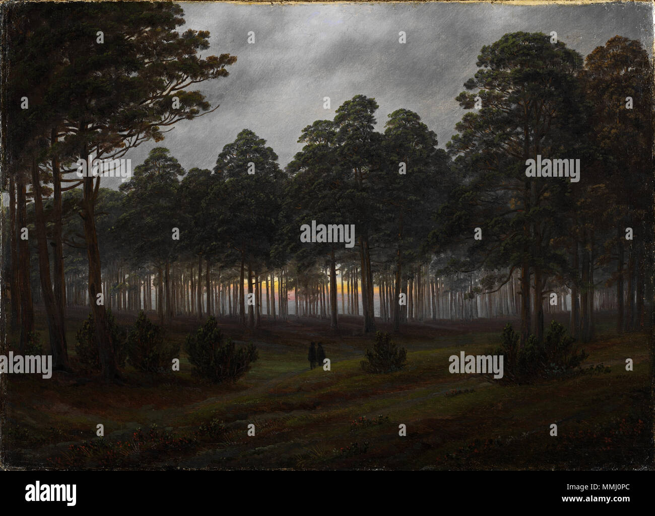 Caspar david friedrich der abend hi-res stock photography and images ...