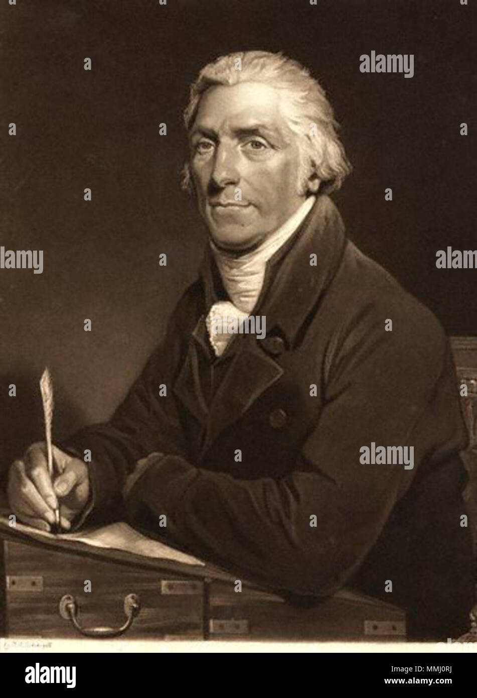 . English: George Burder (1752-1832) by; after Henry Hoppner Meyer ...