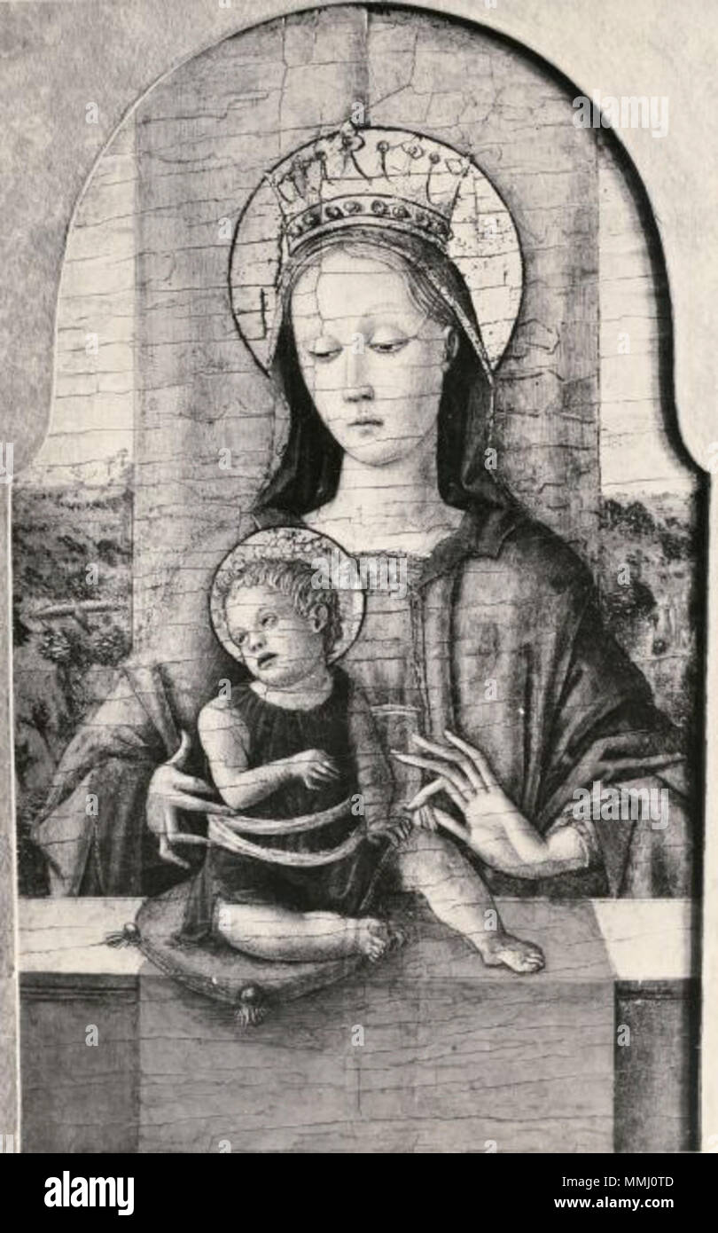 Carlo crivelli, madonna speyer Stock Photo - Alamy