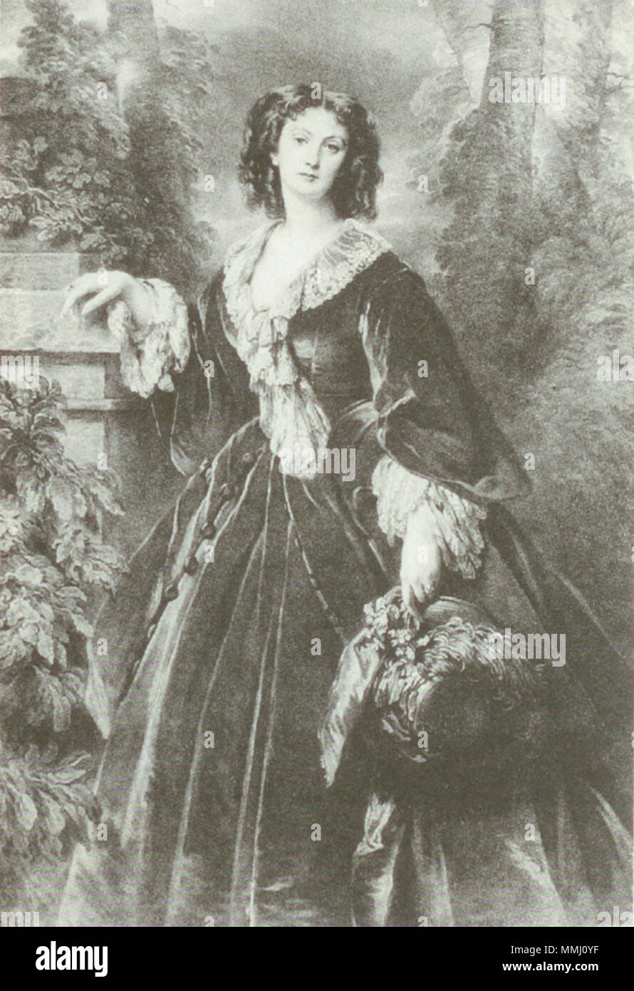 . English: Portrait of Maria Vorontsova (1819-1895) Русский: Мария ...