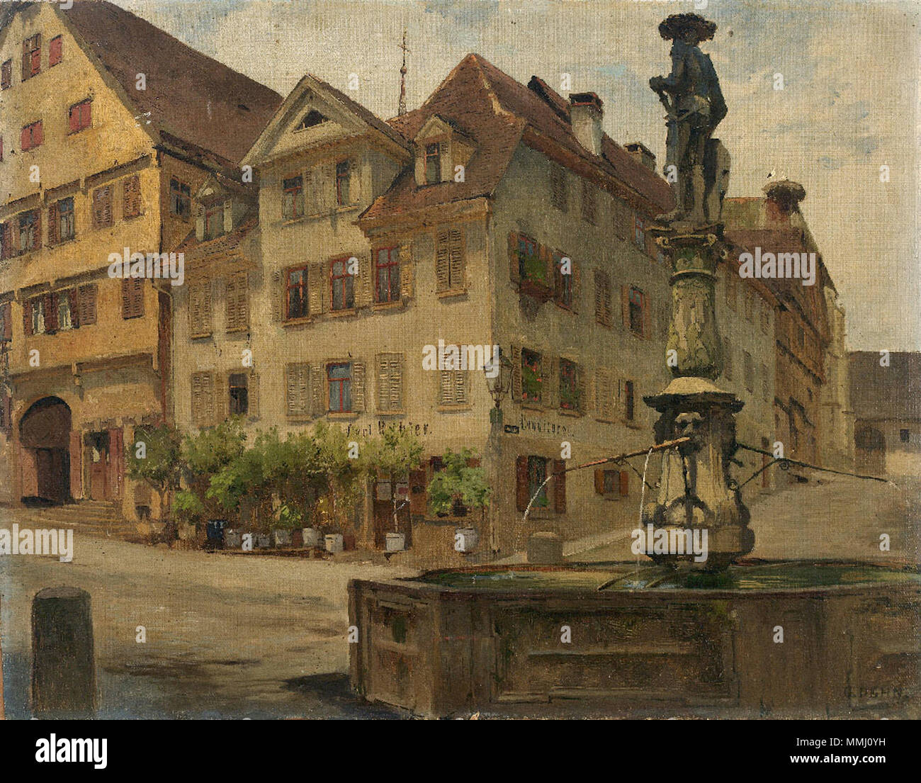 Z 051 Georg Dehn Straßenansicht Stock Photo - Alamy
