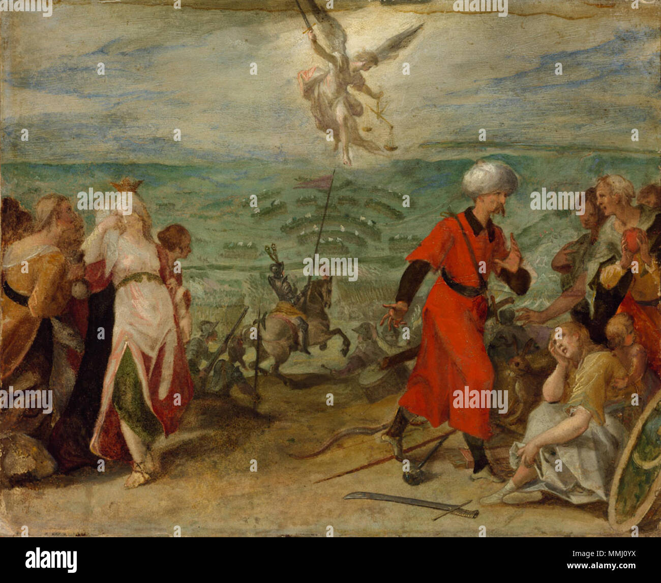 Allegory of the Turkish War Artist: Hans von Aachen 1603 - 1604 ...