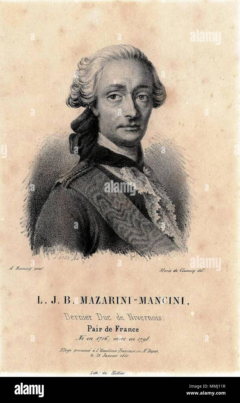 Louis jules barbon mancini mazarini hi-res stock photography and images ...
