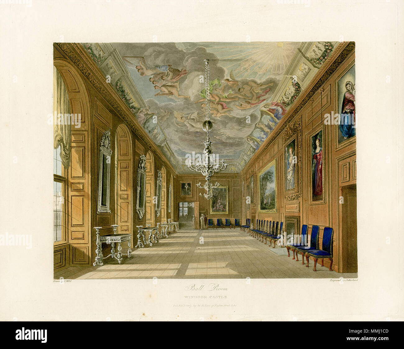 Windsor castle interior hi-res stock photography and images - Alamy