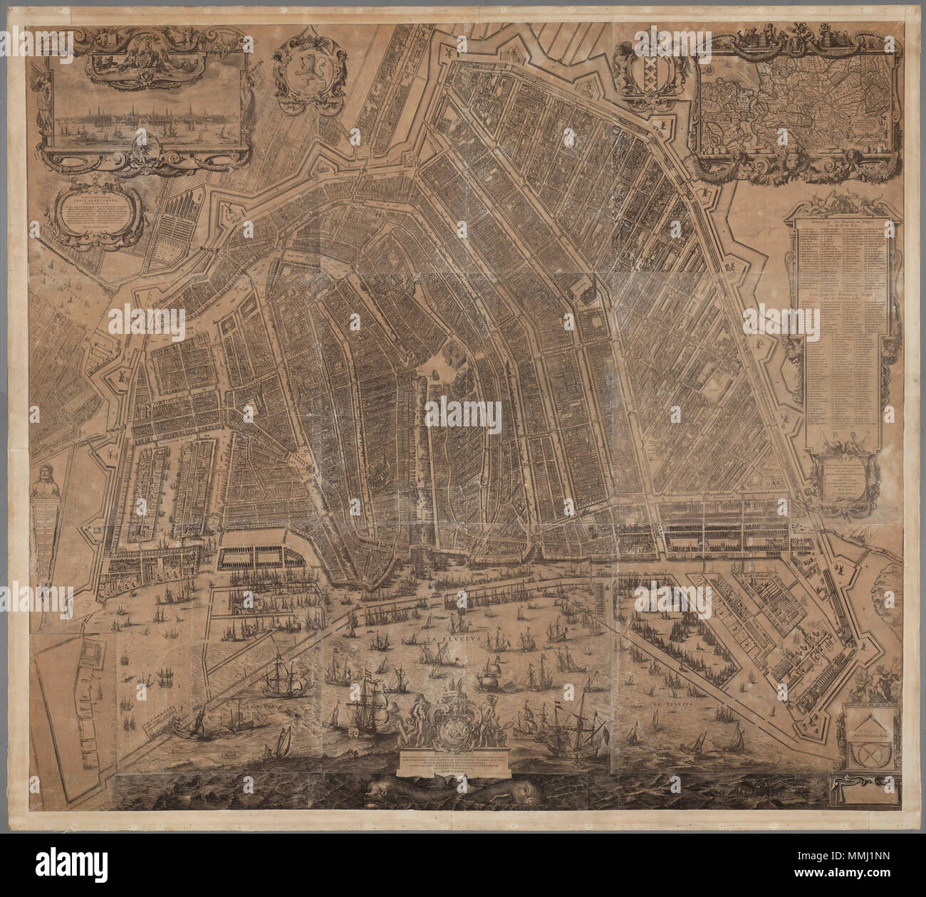 First printed map of amsterdam hi-res stock photography and images - Alamy