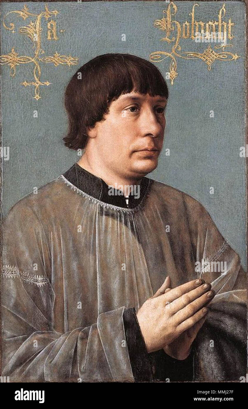 Portrait of Jacob Obrecht. 1496. Hans Memling - Portrait of Jacob ...