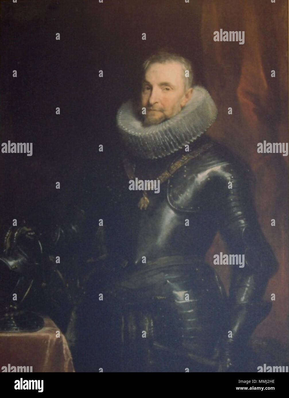 . English: Siege of Ostend (1601-1604) by Spanish troops; Portrait of ...