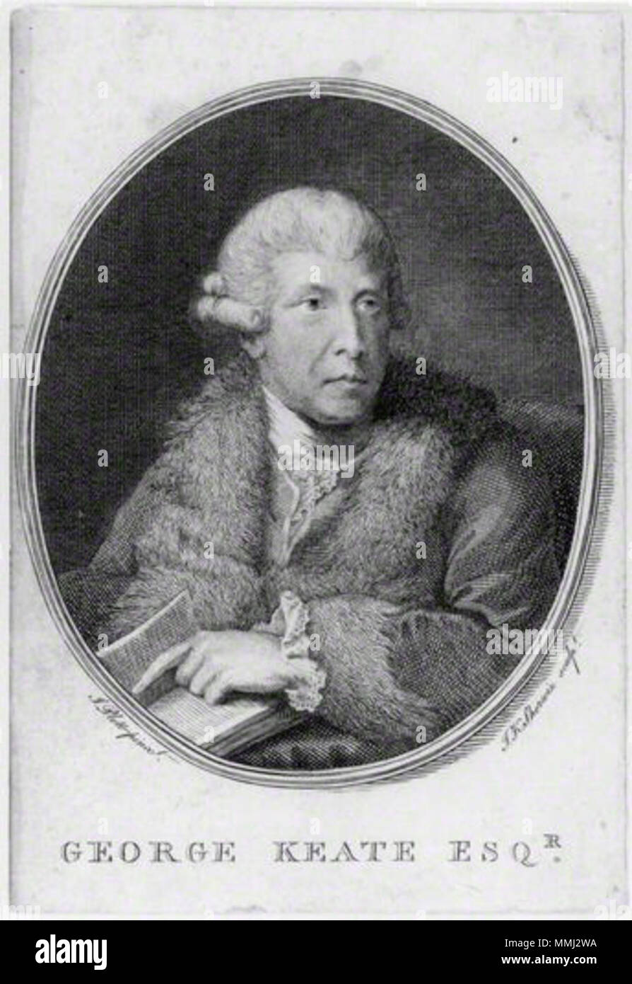 . Portrait of George Keate (1729–1797), English poet and writer. by ...