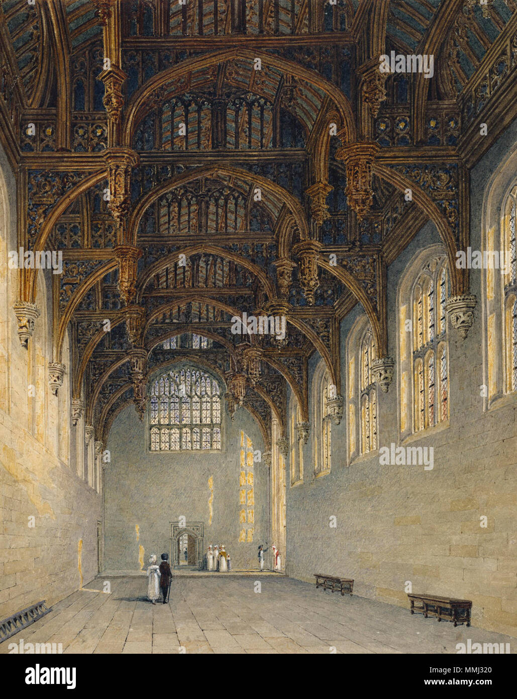 . English: A view of the Gothic Court at Hampton Court Palace The ...