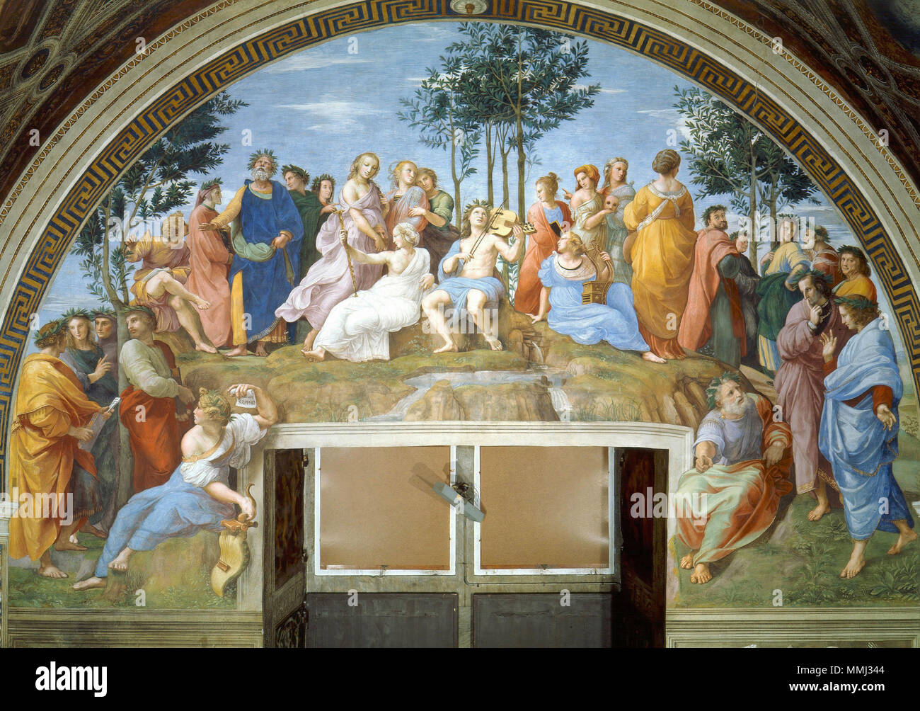 Español: El Parnaso. English: The Parnassus. 1511. 4 Estancia del Sello ...