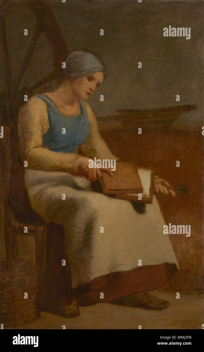 . English: Painting by Jean-François Millet, 1856 Nederlands ...
