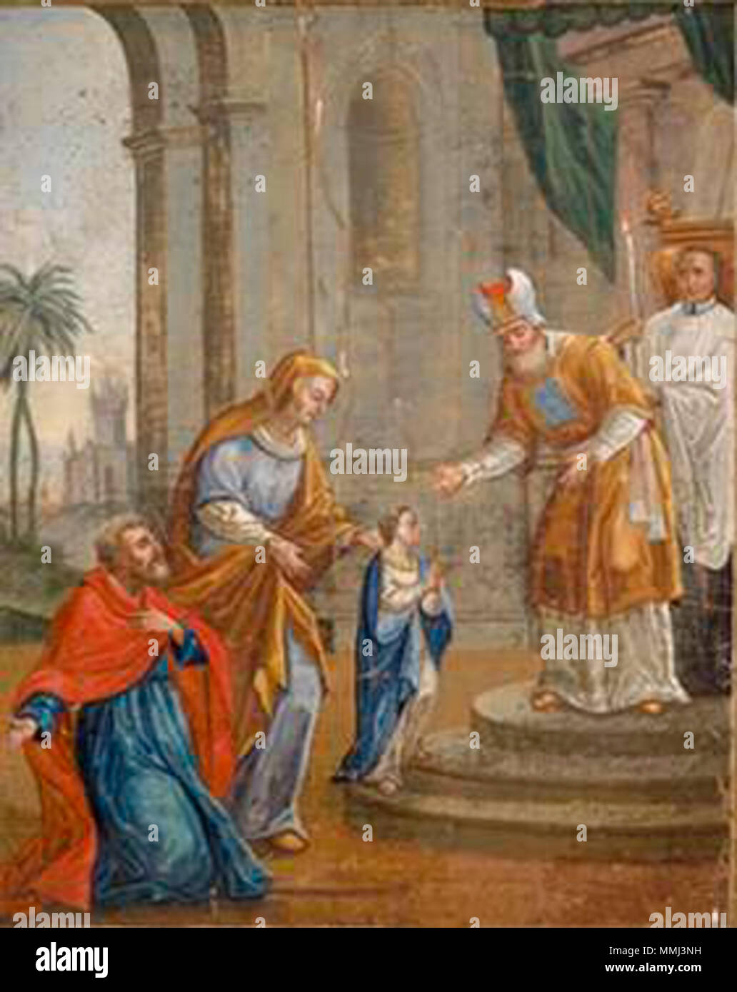The Presentation of the Virgin Mary in the Temple of Jerusalem. 1857 ...