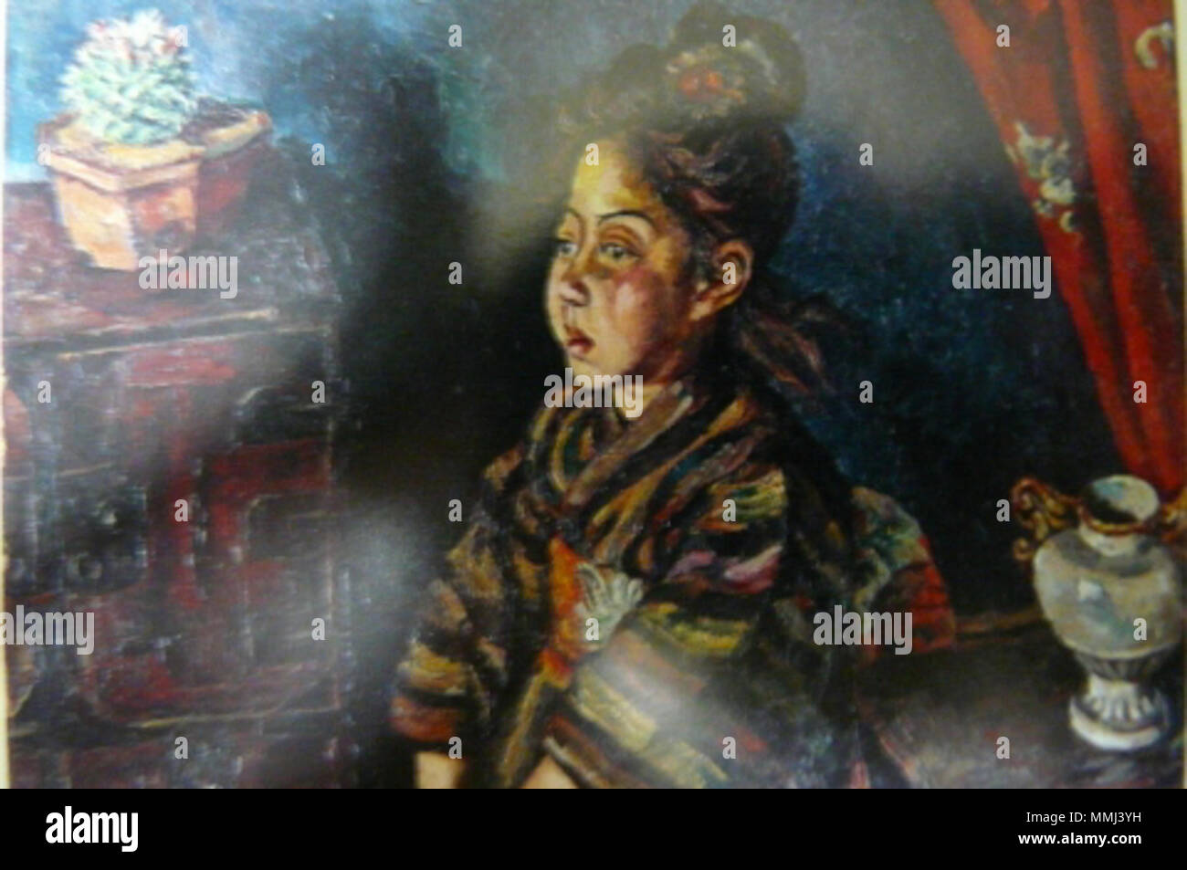 ѵ??ެ?: զ??Ѧ???????????? English: Portrait of girl O-ume . 1920. Koide O ...