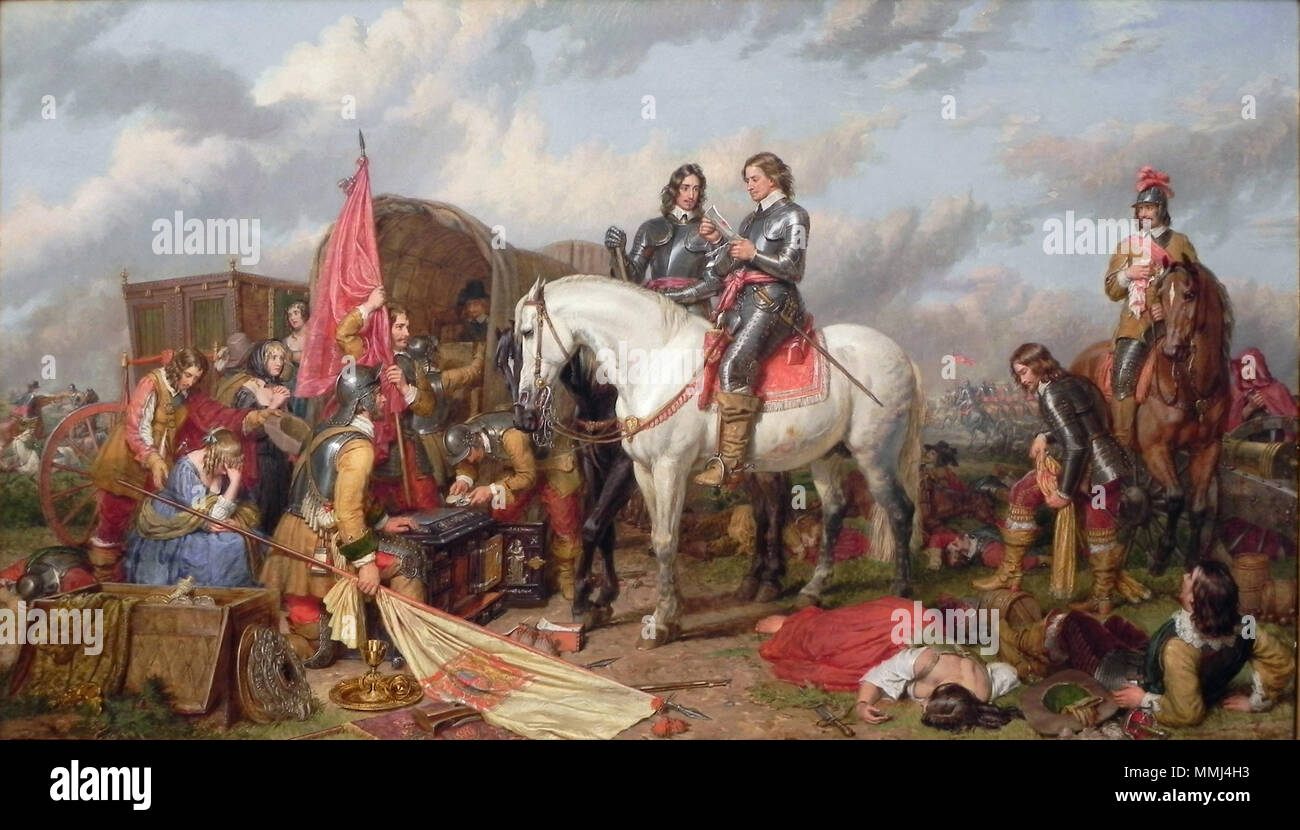 Charles landseer cromwell battle hi-res stock photography and images ...