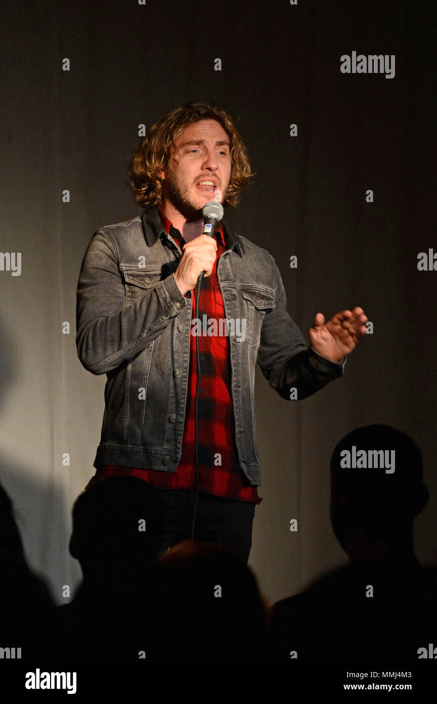 Seann Walsh stand up comedian onstage at the Legion in Lerwick Shetland ...