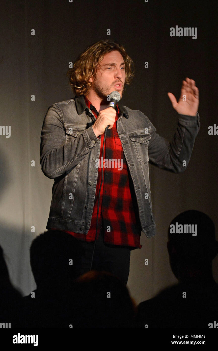 Seann Walsh stand up comedian onstage at the Legion in Lerwick Shetland ...
