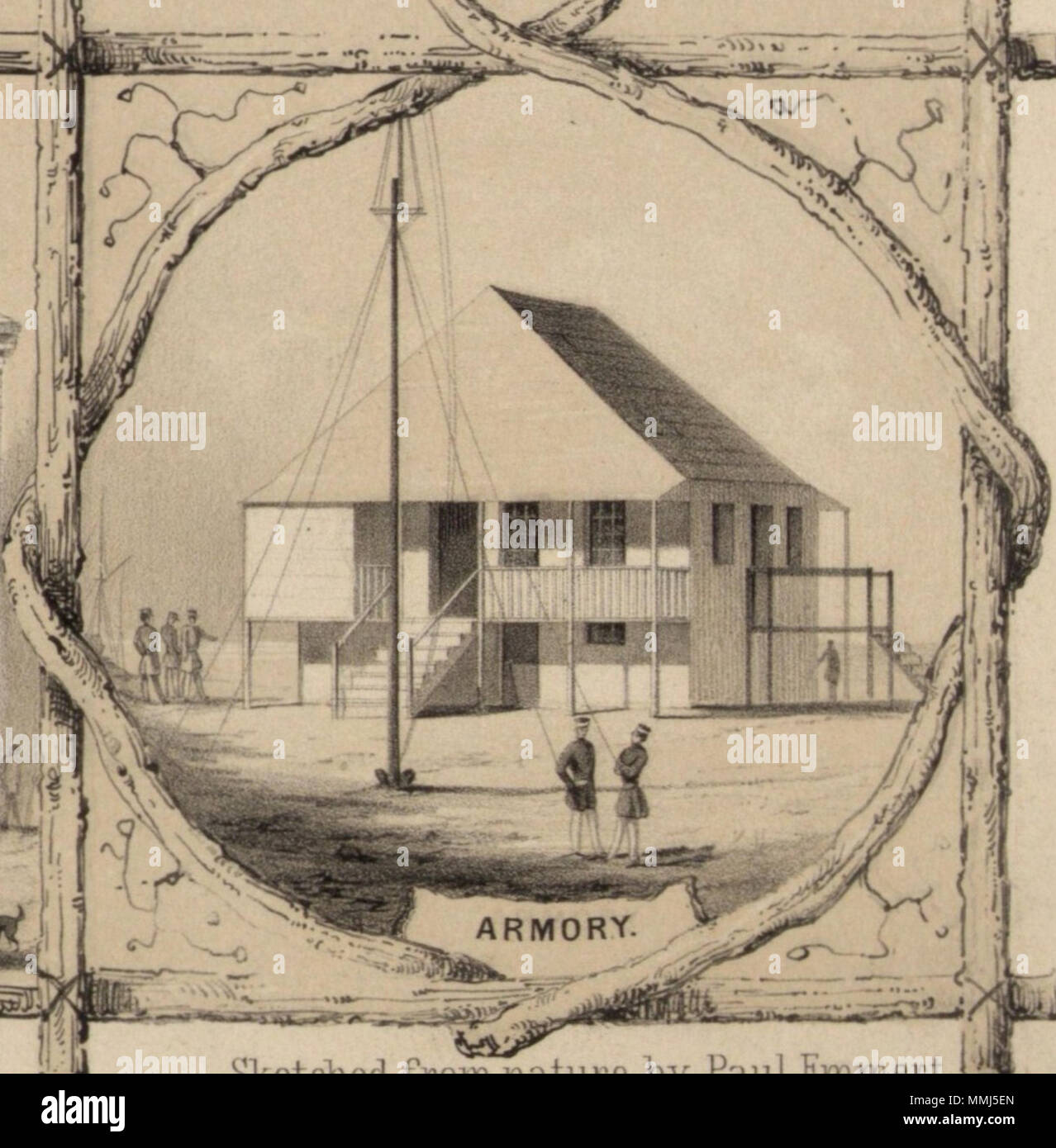 . English: Honolulu Armory, better known as Mauna Kilika, served as the ...