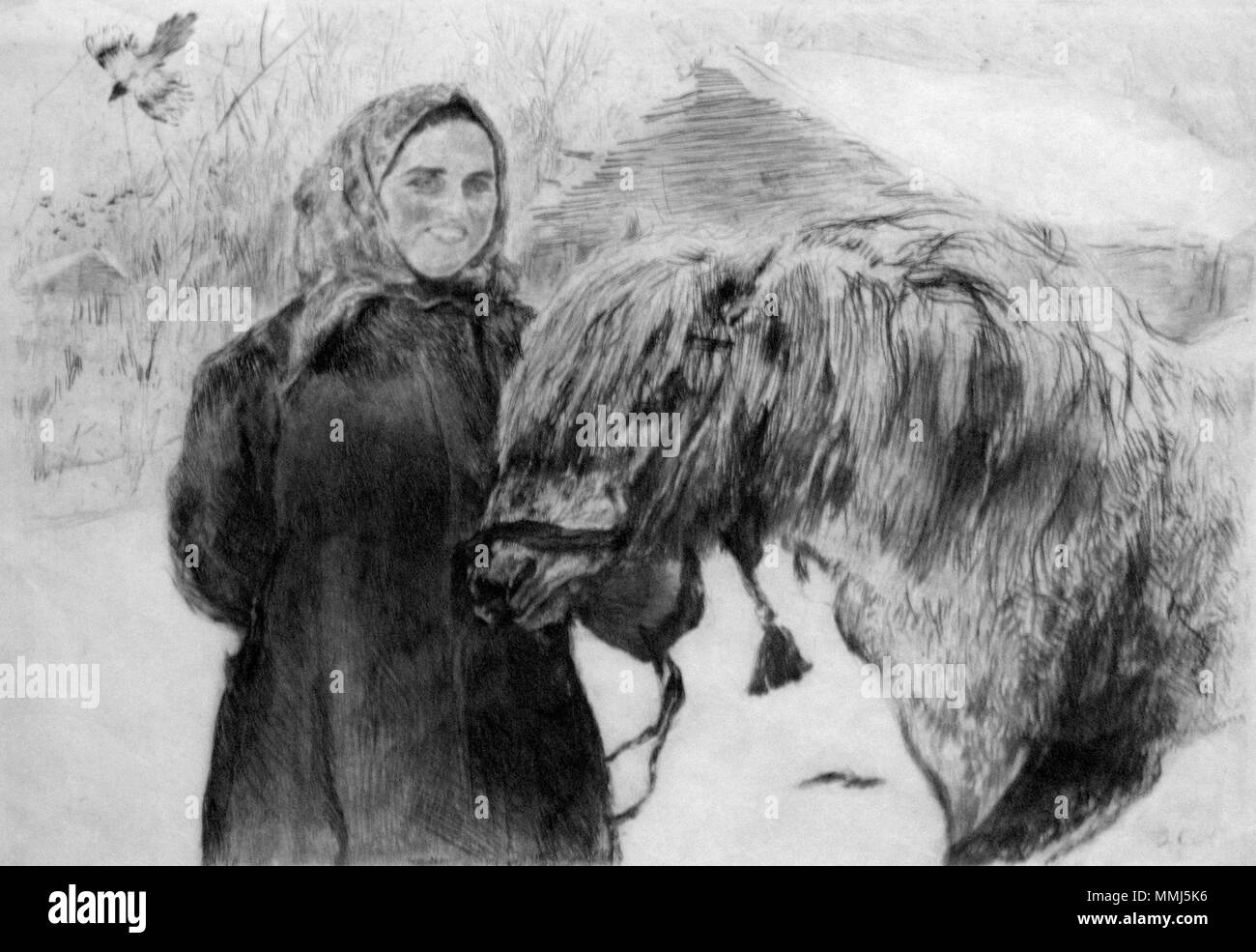 Realism painting location Black and White Stock Photos & Images - Alamy