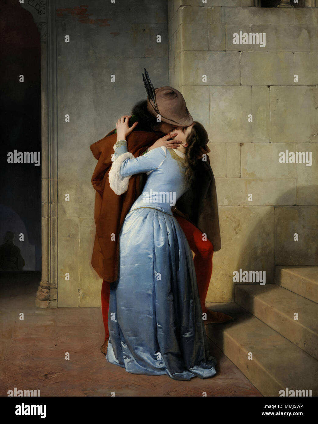 El Beso (Pinacoteca de Brera, Milán, 1859 Stock Photo - Alamy