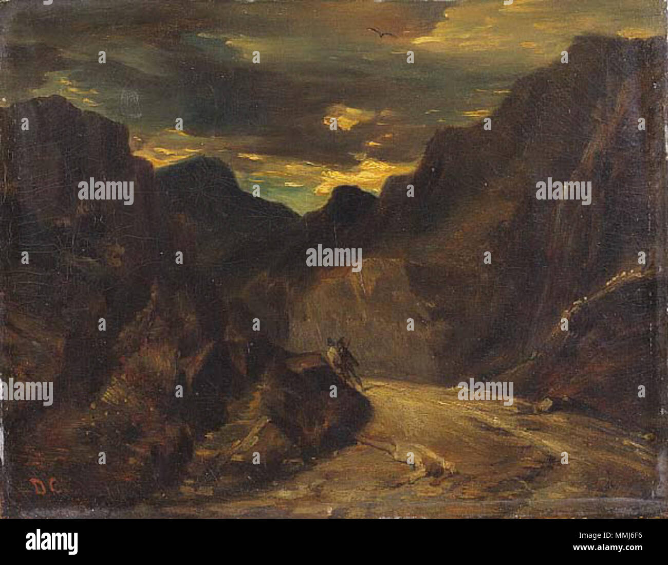 English: Passing By on the Other Side . After 1839. Alexandre-Gabriel ...