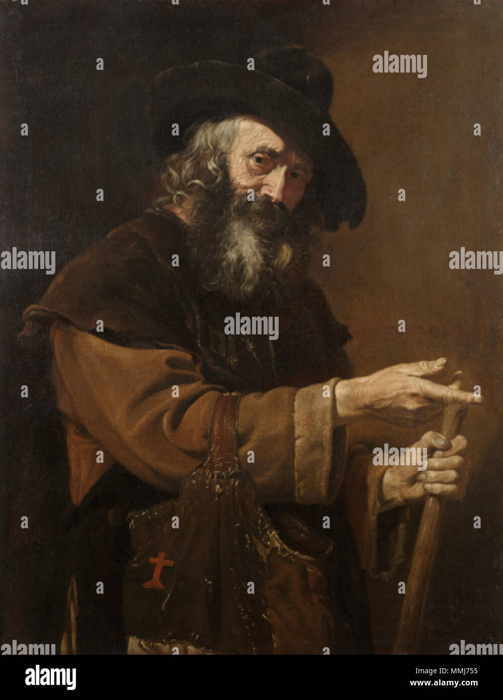 . Old Pilgrim Old Pilgrim. circa 1660-1670. 79 Bellotti Stock Photo - Alamy