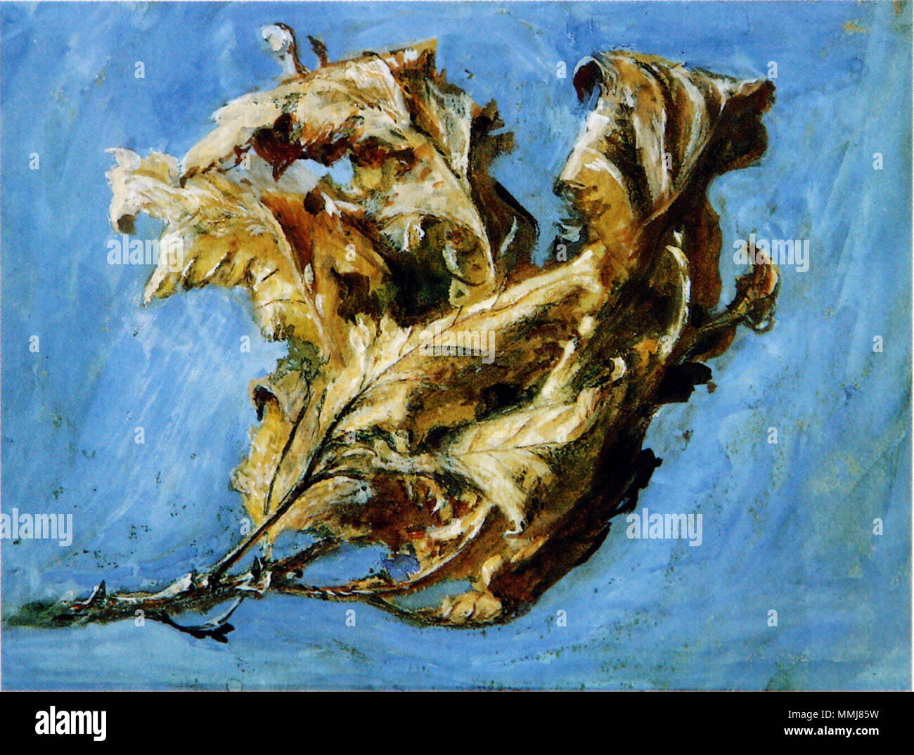 Ruskin fast sketch of withered oak hi-res stock photography and images ...