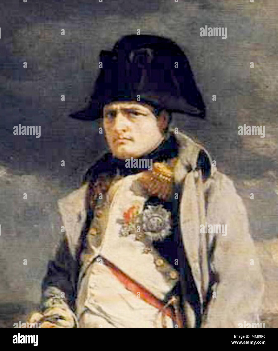 Equestrian portrait of Napoleon Bonaparte (detail). 1862. Ernest ...