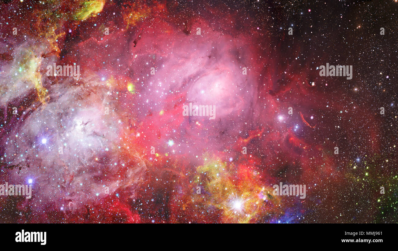 Universe filled with stars, nebula and galaxy. Elements of this image ...