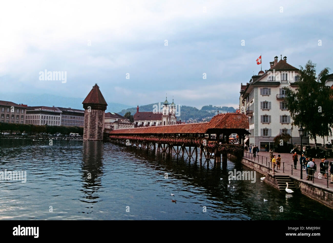 Kapellbrucke and Wasserturm.Lucerne,Switzerland Stock Photo - Alamy