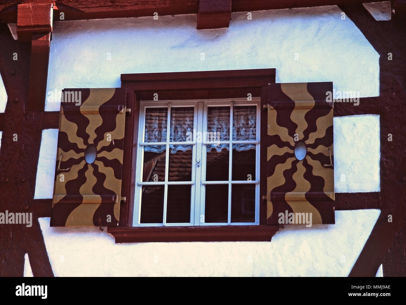 Painted window,Stein am Rhein,Switzerland Stock Photo - Alamy
