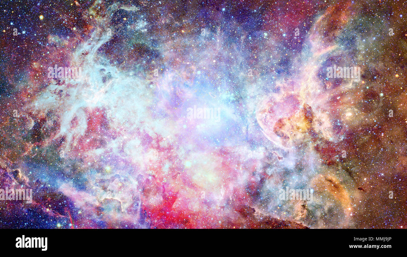 Beautiful nebula and Galaxy. Elements of this Image Furnished by NASA ...