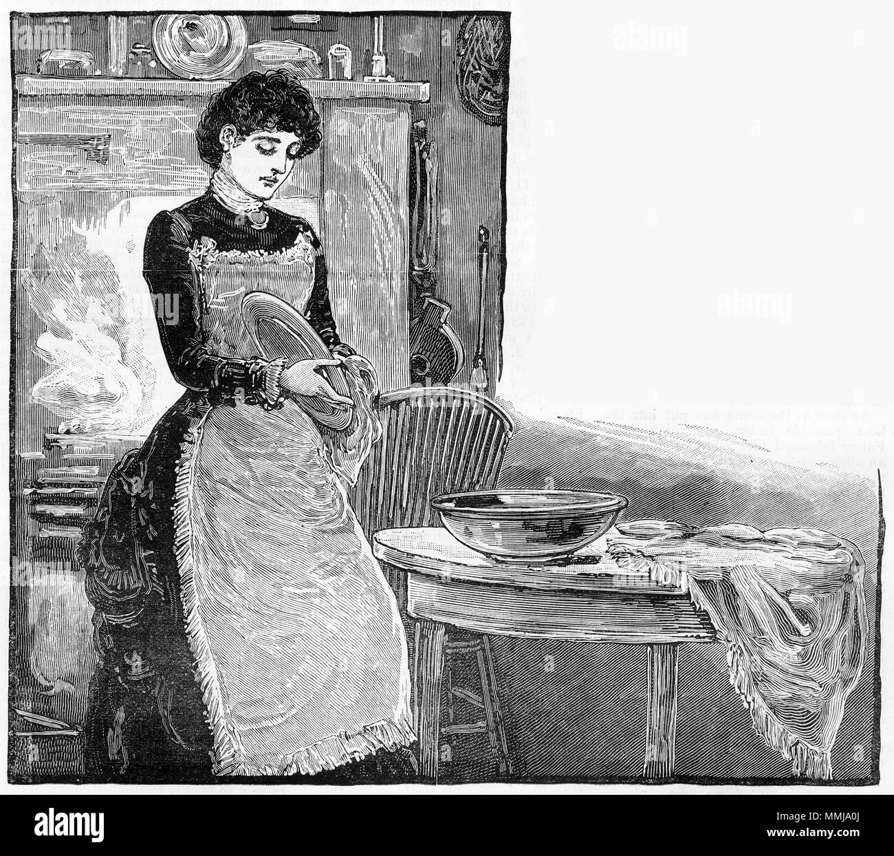 Victorian domestic servant hi-res stock photography and images - Alamy
