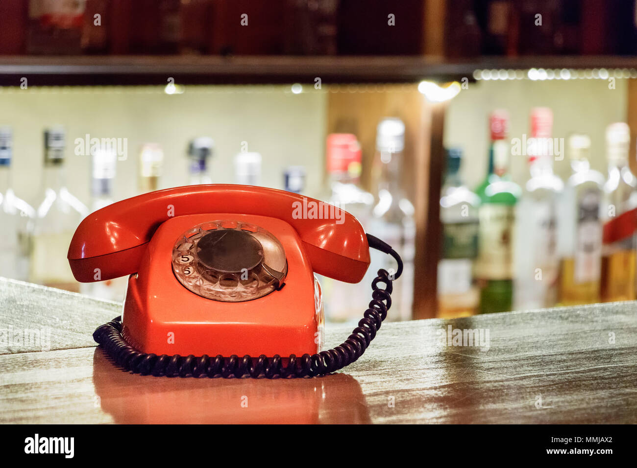 Orange Telephone High Resolution Stock Photography and Images - Alamy