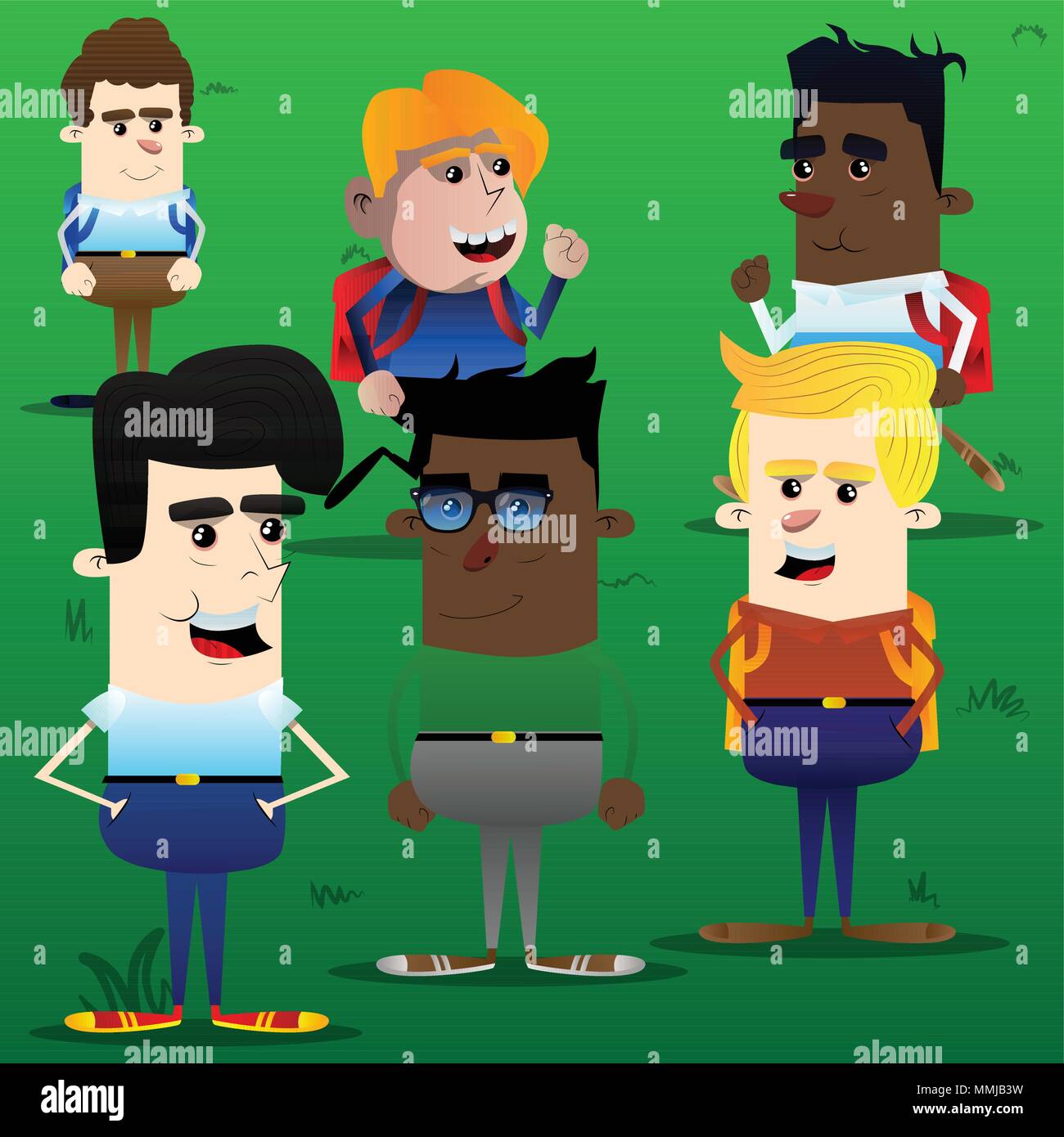 Multiple expression Stock Vector Images - Alamy